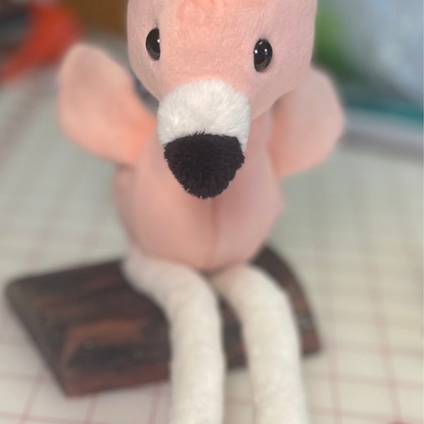 FLAMINGO Sewing Pattern Stuffed Animal DIY Bird Plush Toy Sewing ...