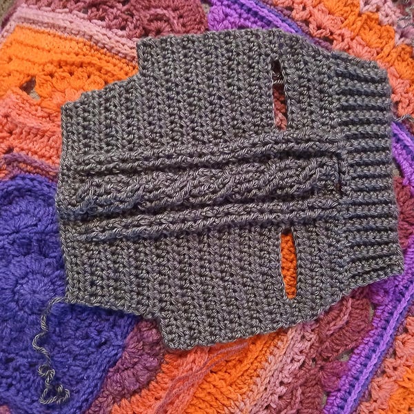 Jax Cable Crochet Dog Sweater - Etsy