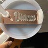 Stanley Cup Name Plate, 40 Oz Acrylic Tumbler Tag, Easter Basket ...