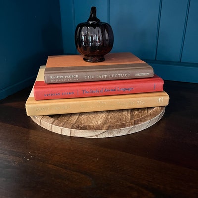 Bookshelf Decoration, Blue Books for Styling, Book Stack Decor, Book ...