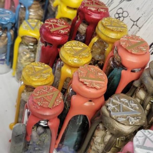 Glass Bottles With Corks, 5, 10, 15, or 20 Ml Clear Empty Jars With ...