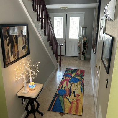 Colorful Abstract World Map Rugs, Abstract Map Rug, Colorful Rugs, Map ...