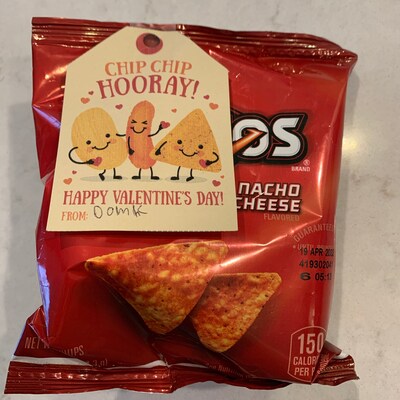 Kids Valentines Kids Valentine Cards Chip Hooray Valentine Tags ...