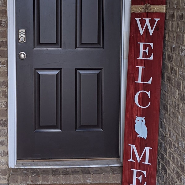 Large Welcome Shutter Style Sign With Symbol State Welcome - Any Dog ...