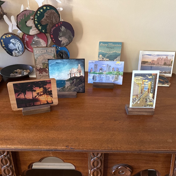 Scripture Card Stand for Desk, Wood Stand, Bible Verse Display, Stand ...