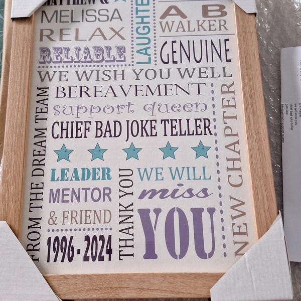 Leaving Card, We Will Miss You Card, Leaving Job Card, Teacher Leaving ...