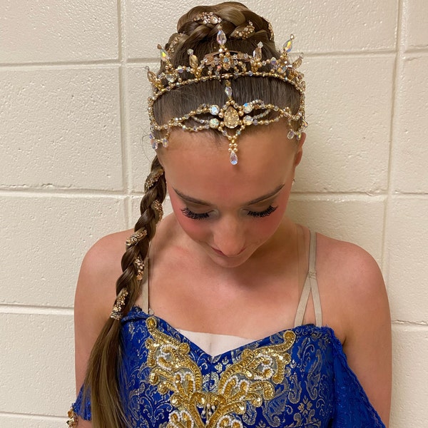 Snow Queen Ballet Tiara, Ballet Crystal Tiara, Snow Queen Ballet Crown ...