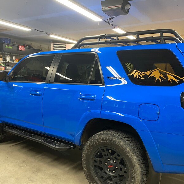 4runner Window Mountain Decal, Window Mountain Decal, 4runner Mountain ...