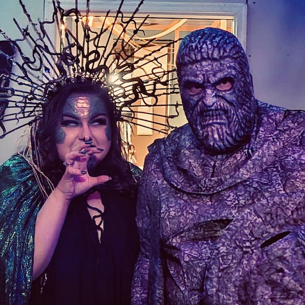 Snake Scales/reptile Forehead, Cheeks and Chin Prosthetic, SFX Makeup ...