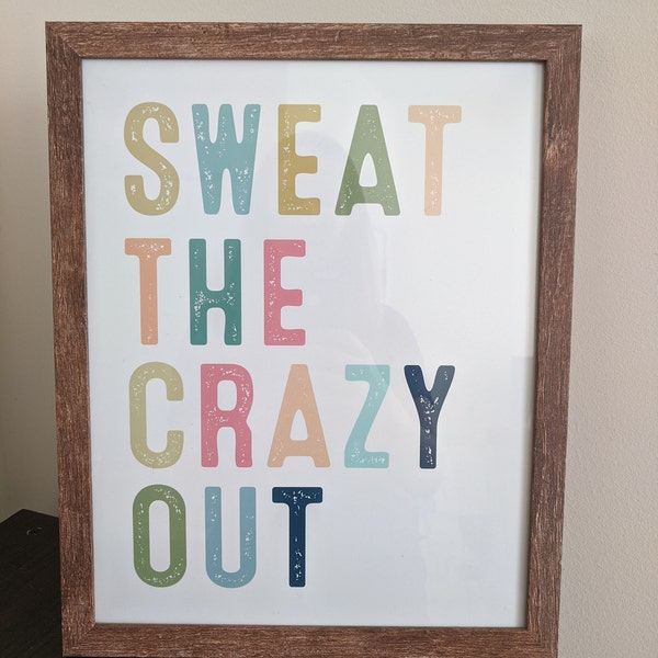 Inhale Confidence Exhale Doubt | Home Bike Rider | Gym Wall Decor ...