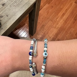 Gold Disc Stretch Bracelets L Heishi Gold Disc Bracelets L Heishi Disc Stacking Bracelets L ...