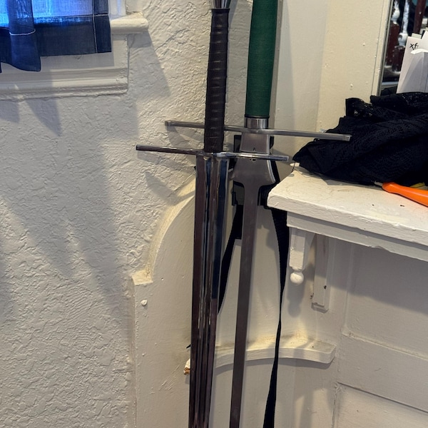 HEMA LONGSWORD CARBONSTEEL Blunt Edge Practice Training Sword, Medieval ...