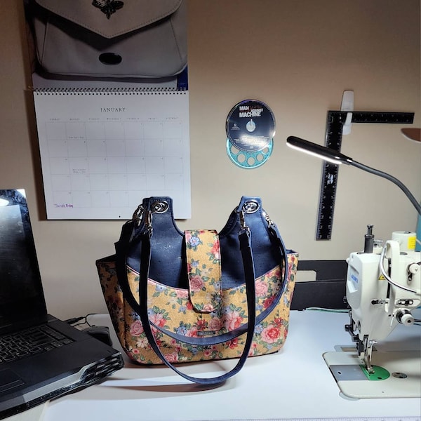 PDF Convertible Bag Sewing Pattern for a Backpack or Crossbody Bag. the ...