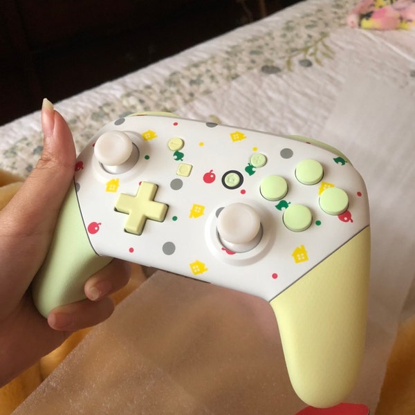 Custom Animal Crossing Themed Nintendo Switch Pro Controller - Etsy