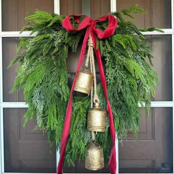 Blush Pink Velvet Bow for Wreath, Velvet Lantern Bow, Swag Bow, Mailbox ...