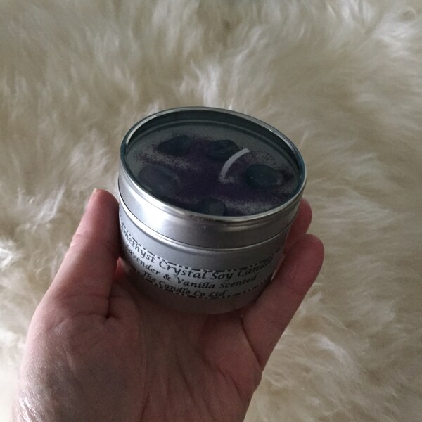 Jade & Moonstone Crystal Infused Scented Candles - Emotional Balance ...