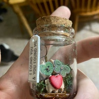 Sml Zelda BOTW Inspired Personalised Korok in a Glass Bottle (G) Gaming ...