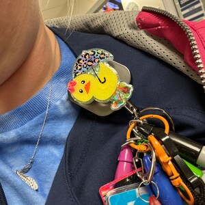 Sparkly Microscope Badge Reel Education Badge Reels Science - Etsy