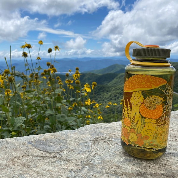 32oz Wide Mouth Nalgene Water Bottle: Chaparral, Acorn Woodpecker ...