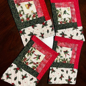 Log Cabin Mug Rugs Pattern - Etsy