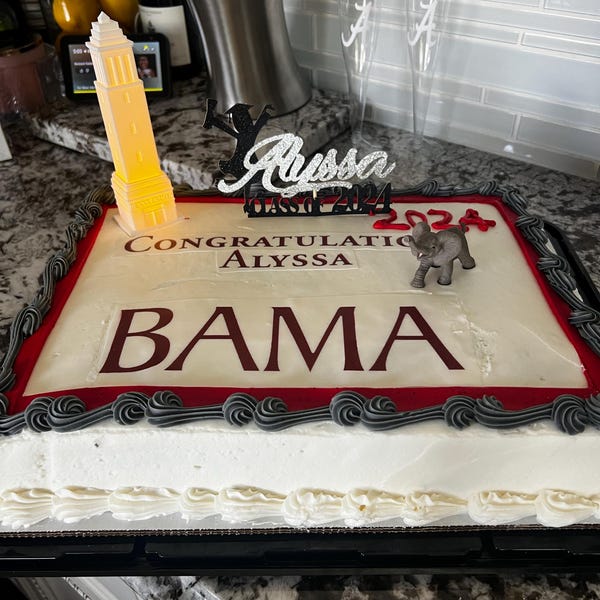 University of Texas Graduation Party Decoration, UT Cake Topper, Texas ...