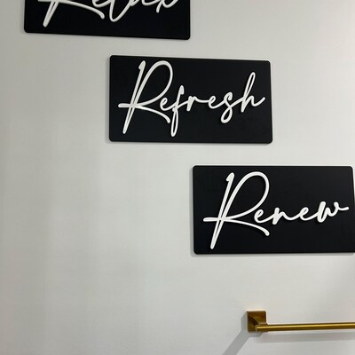 3D Restroom Sign With Pets Restroom Sign for Veterinarian Office Gift ...