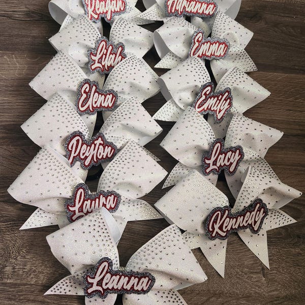 Pin Me Cheer Ribbon Neon Pink Pin Me Bow Clip Cheer Pins Cheer Bow Bag Tag Cheer Clothes Pins ...