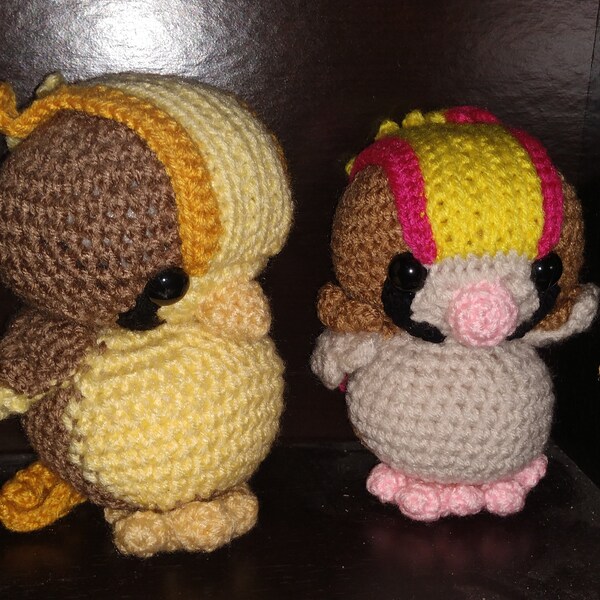 Crochet Pidgeot Inspired Chibi Pokemon - Etsy