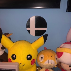 Super Smash Bros Smash Ball Logo Sign Decor 4.5in - Etsy