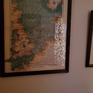 Vintage Puget Sound Lighthouse Map 1898 Washington State | Etsy