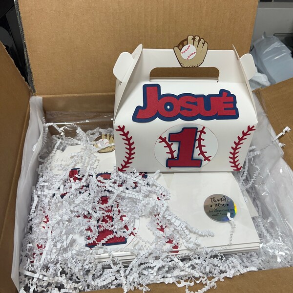 Baseball Favor Boxes - Etsy