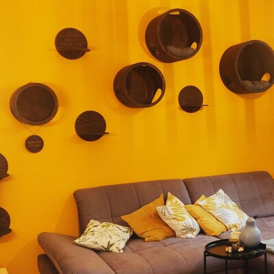 SET HUIZEN voor KATTEN, Modern Cat Furniture, Cadeau voor Cat Lover ...