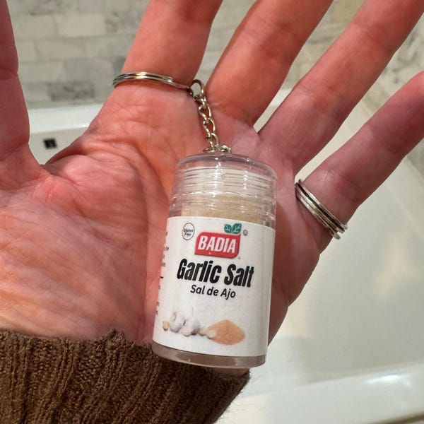 Food Seasoning Keychain | Adobo | Tajin | Lawry's | Sazon | Old Bay ...