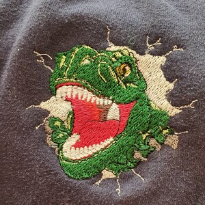 T-rex Machine Embroidery Design Dinosaur Embroidery Files - Etsy Canada
