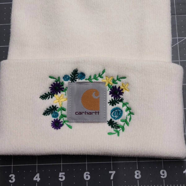 Pocket Tshirt Embroidery Pattern, Floral Design File, Embroidery Floral ...
