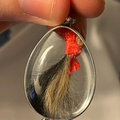 Teardrop Silver Lockets for Hair, Glass Locket for Photo Locket ...