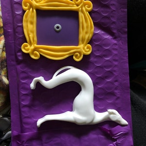 Friends Magnet Set/ White Greyhound/ Friends Themed Gift/ Friends Frame ...