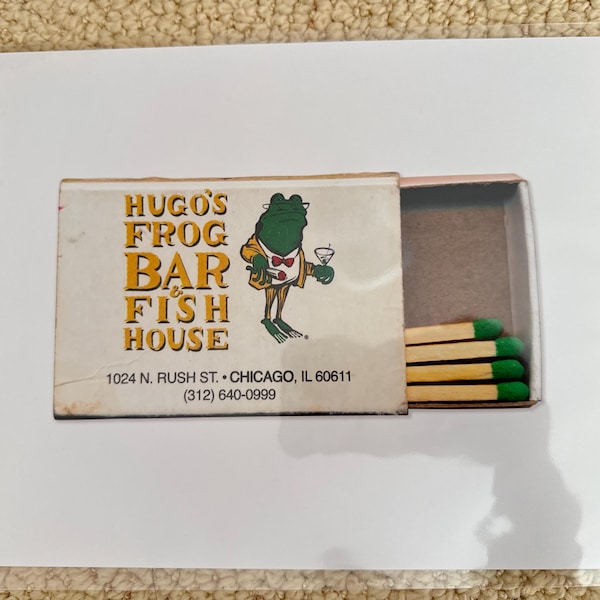 Chicago Photography Print - Unframed Vintage Matchbook Print - Dave and ...
