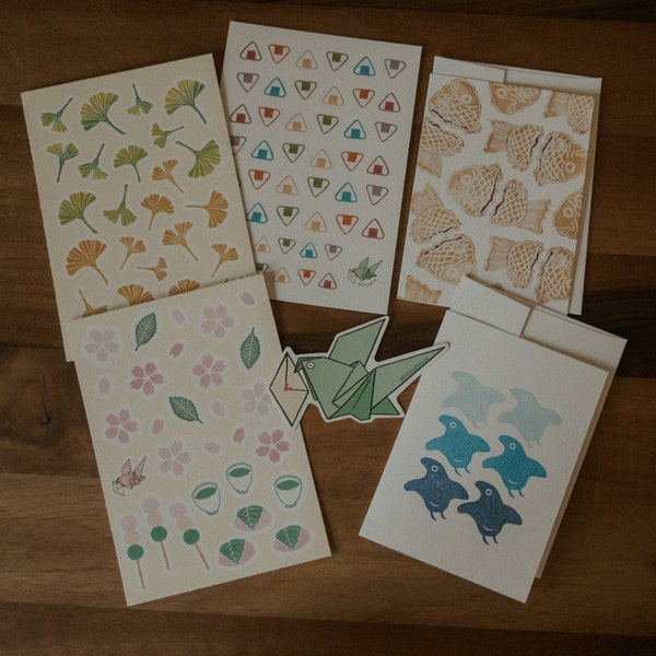 California Symbols Postal Stamp Print Linocut Watercolor Poppy Bear ...