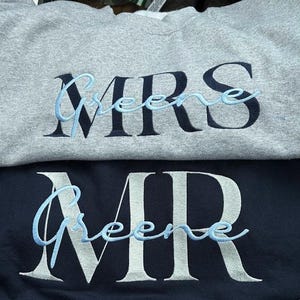 Custom Embroidered Auntie Sweatshirt, Personalized Embroidery Aunt ...