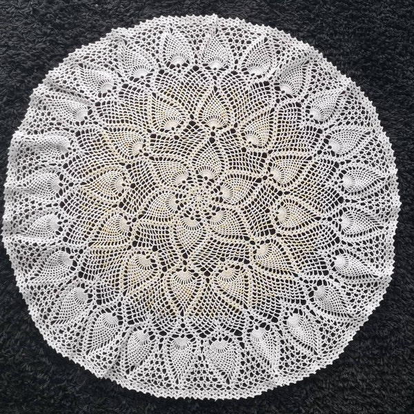Lace Crochet Doily Pattern #29 - Round Doily Table Center - Home Decor ...