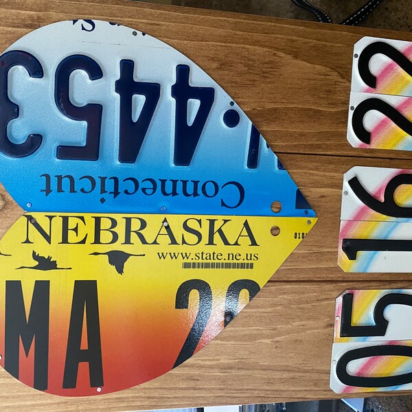 Personalized Any Year Anniversary License Plate Sign Choose Your States ...