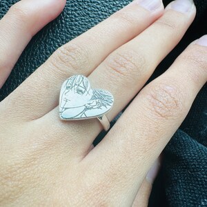 Chibi Mothman Ring Cryptid Jewelry Cute Moth Ring - Etsy