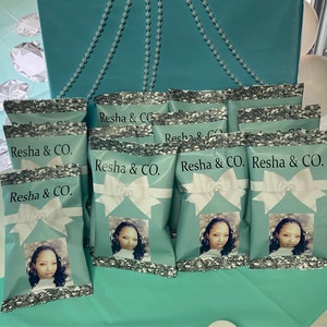 EDITABLE Chip Bag Blue Paris Theme Parisian Theme Baby Shower 1st ...