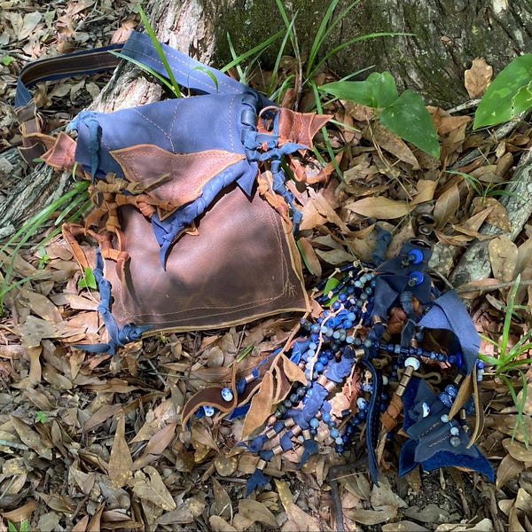 Leather Backpack Purse, Handmade Leather Bag, Leather Leaf Backpack ...