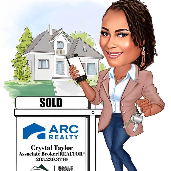 Custom Super Realtor Cartoon Portrait, Realtor Caricature, Realtor Gift ...
