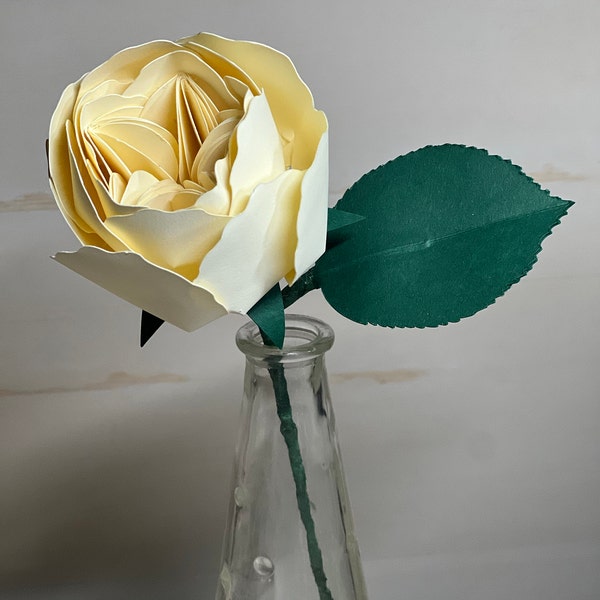 Paper Flower Sepal Template Stemming Base Leaf for Small or Rolled ...