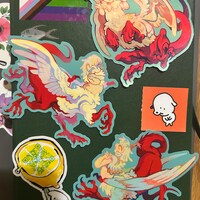 Chimera Falin Stickers | Dungeon Meshi - Etsy Canada