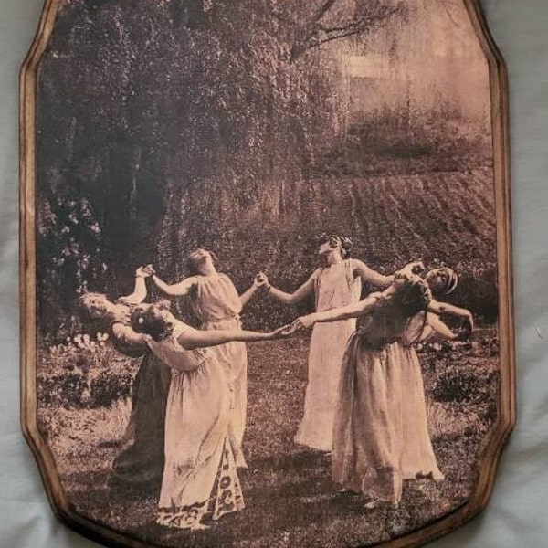 Goat Victorian Portrait Vintage Style Animal Wall Art Wooden Decor ...