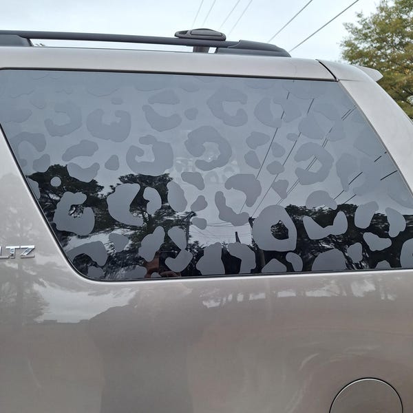 Fits 2015-2020 Chevy Tahoe Rear Side Windows Punisher Distressed ...